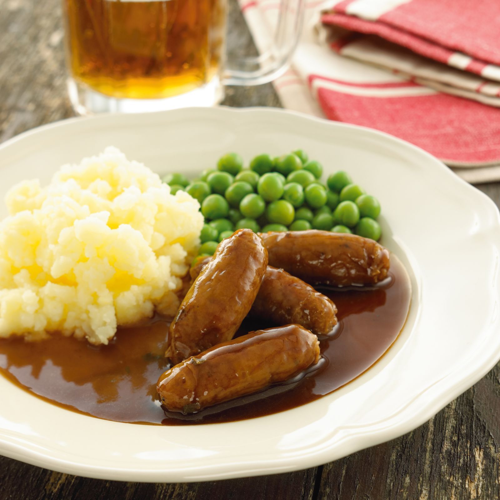 Mini Sausages & Mash
