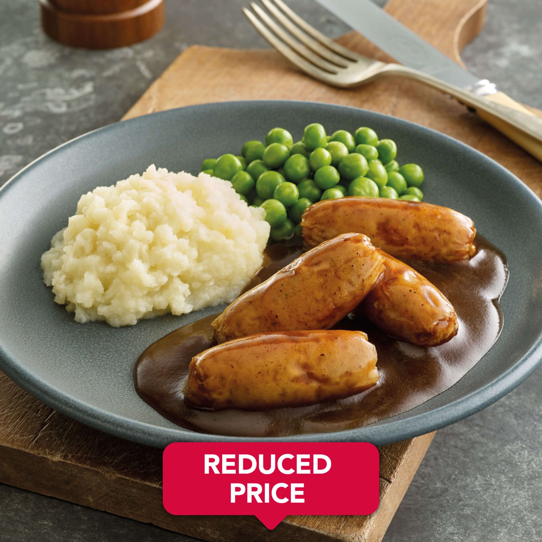 Mini Sausages & Mash