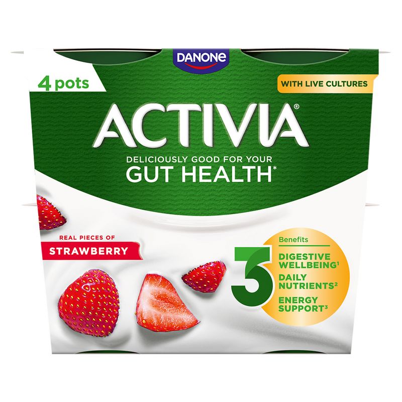 Activia Strawberry Yoghurts