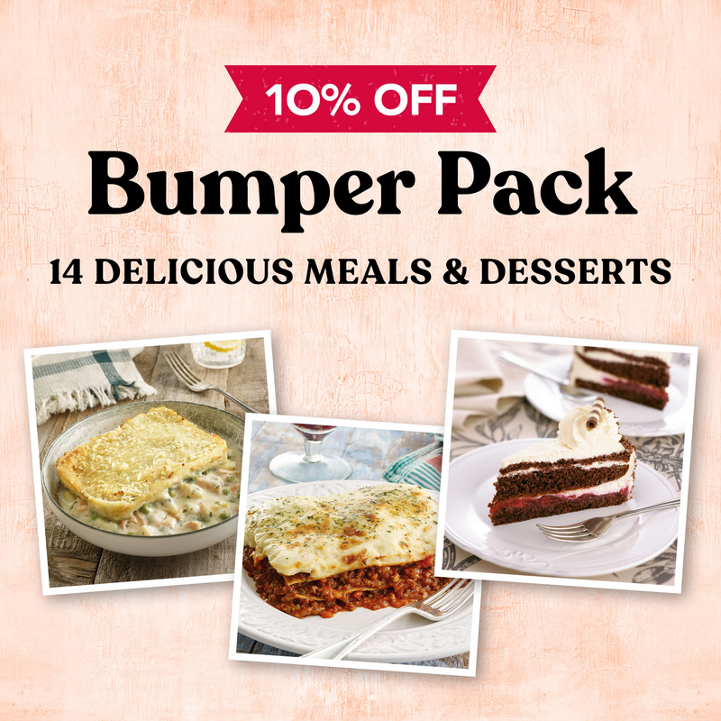 Bumper Value Pack (14 days of meals) Mains & Desserts
